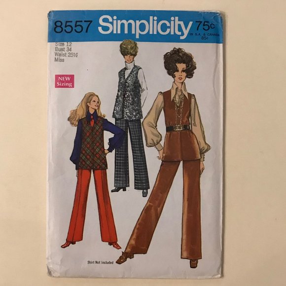 Simplicity | Pants & Jumpsuits | Vintage Simplicity Pantsuit Sewing ...